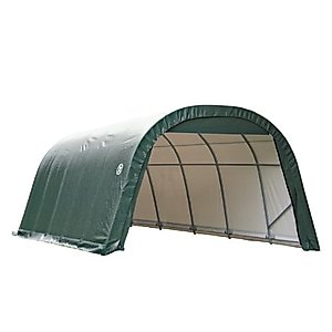 ShelterLogic 71342 Green 12'x20'x8' Round Style Shelter