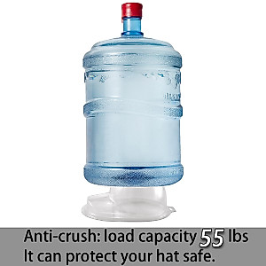 LADYBRO 10Sets Baseball Cap Dad Hat Fitted Hat Holder - Protect Hats in Travel or Transport, Storage Hats Plastic Cap Mold Protectors