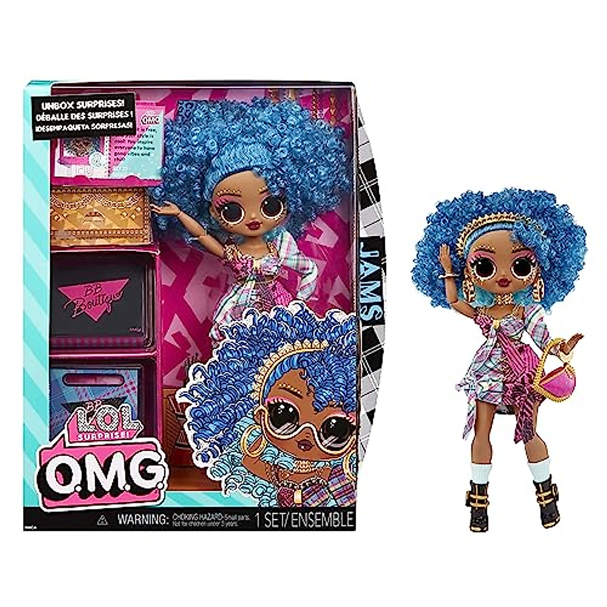 L.O.L. Surprise! LOL Surprise OMG Jams Fashion Doll with Multiple Surprises and Fabulous Accessories – Great Gift for Kids Ages 4+