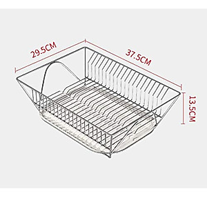 STRAW Single-layer Drain Bowl Rack,Rack Set Dish Drainer Drain Board and Utensil Holder Simple Easy to Use