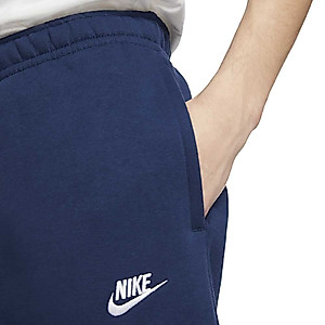 Nike Men's Club Open-Hemmed Pants | Navy | White LG