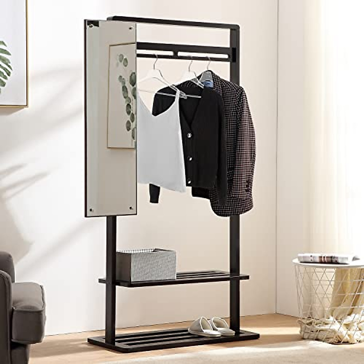 Quality Acrylic Clear Lucite Hangers 5-Pack with Bar Chrome Hooks for Clothes, Pants, Suit Jackets, Coats, and Shirts, Closet and Wardrobe Organization (Chrome/Gloss Silver Hook, 5)