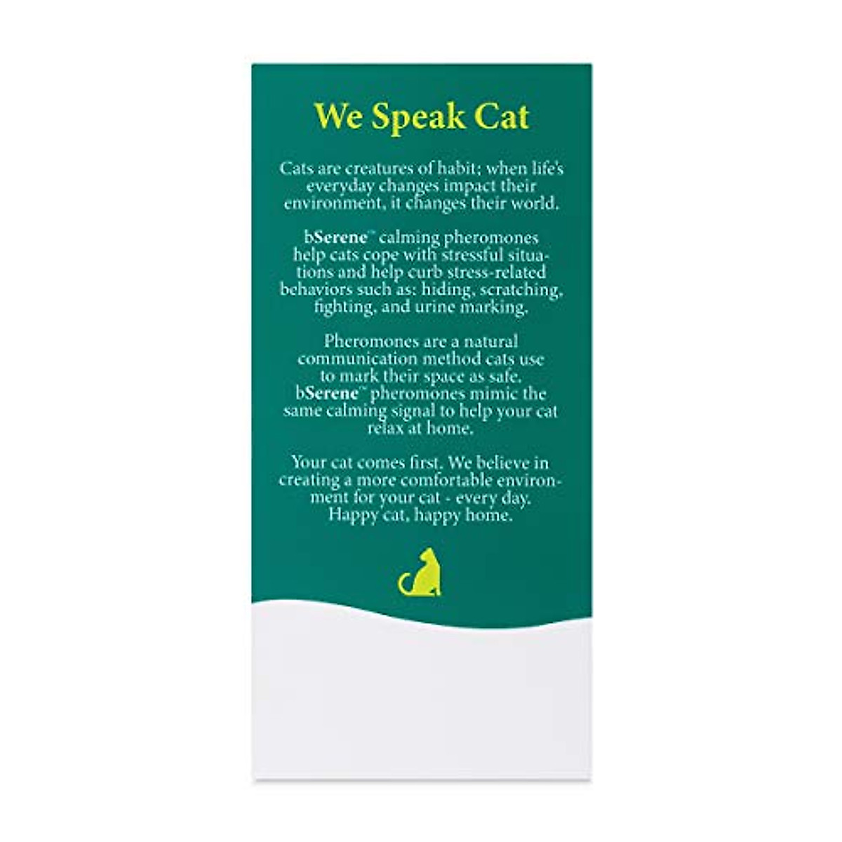 bSerene Pheromone Calming Solution for Cats|45-Day Starter Kit: Plug-in Diffuser + Refill |Helps Reduce Hiding, Scratching, Stress, Anxiety | for Single/Multicat Homes|45 Days of Constant Comfort