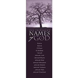 Bookmarks-Names Of God In Old Testament (Package of 25)