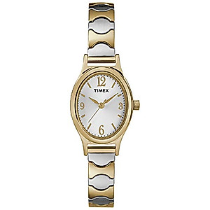 Timex Women's T26301 Kendall Circle Two-Tone Stainless Steel Expansion Band Watch