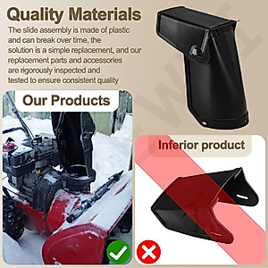 762222MA Chute Assembly for Murray/Craftsman Snow Throwers Models 536884561, C950-52005-0, 536884320, 536884562, Replacment 762222, 325864, 325847, 76221Ma, 76221, 325847Ma, 585414, 307672