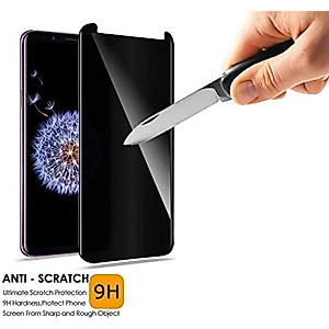 GLBLAUCK [2-Packs] Privacy Screen Protector for Galaxy S21 5G [Not for S21+/Ultra], Anti-Spy Anti-Scratch Easy Installation 9H Hardness Tempered Glass Screen Protectors for Samsung Galaxy S21 (6.2")