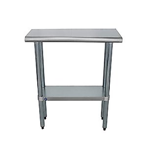 Stainless Steel Prep Work Table 14 x 24 - NSF - Heavy Duty