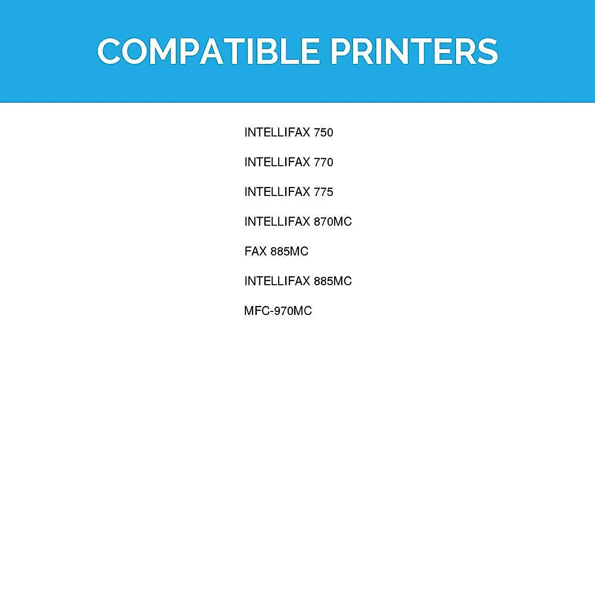 LD Compatible Fax Cartridge with Roll Replacement for Brother PC301