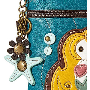 Chala Cellphone Crossbody Handbag Mermaid/Blue, 5 x 7.5 x 1