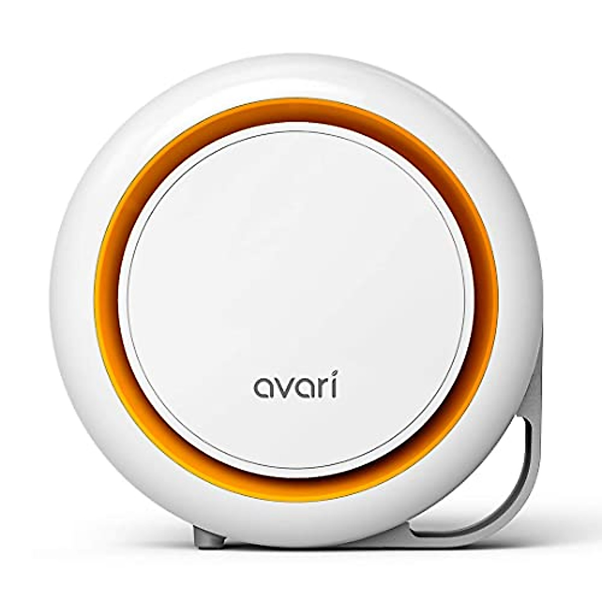 AVARI™ 500 Orange Desktop Personal Air Purifier for Filtering Personal Breathing Zone. Ultra Quiet Electro-Static Filters to 0.1 Micron