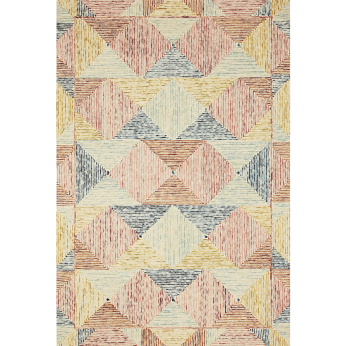 Loloi II Spectrum Collection SPE-01 Ivory/Multi 7'-9" x 9'-9" Area Rug