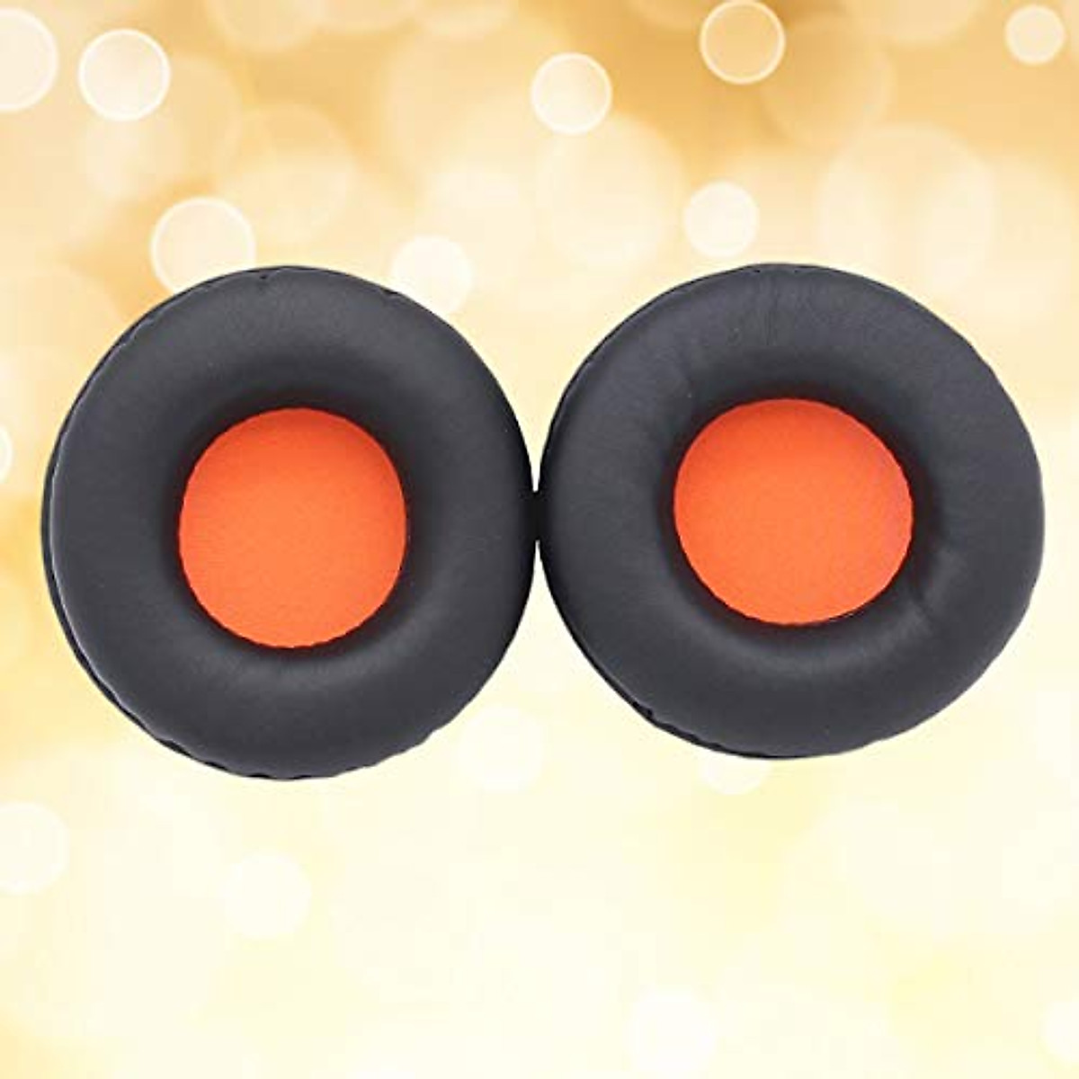 1 Pair Replacement Earpads for Skullcandy Hesh 1.0 for HESH 2.0 Headphones Ear Pads Covers (Black and Orange)