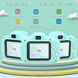 Kids Camera, 2.0 Inch IPS Screen HD 1080P Multifunction Mini Digital Camera Antidrop for Children's Gifts
