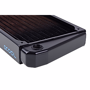 Alphacool NexXxos ST30 Full Copper X-Flow Radiator360, 120mm x 3, Triple Fan, Black