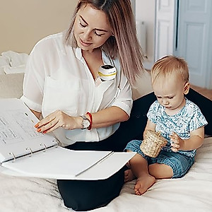 Breast Pump Hands Free, Double Wearable Breast Pump with Smart Touchscreen, 3 Modes & 12 Levels, Portable Wireless Electric Breast Pump, Low Noise and No Leakage with 21mm/24mm Flanges (Pack of 2)