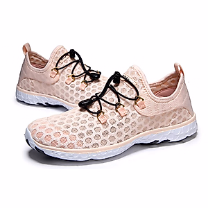 MOERDENG Women's Quick Drying Water Shoes Lightweight Aqua Shoes for Sports Outdoor Beach Pool Exercise