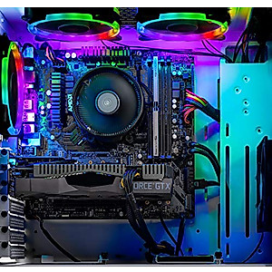 Skytech Archangel Gaming Computer PC Desktop – Ryzen 5 3600 3.6GHz, GTX 1660 6G, 500GB SSD, 8GB DDR4 3200MHz, RGB Fans, Windows 10 Home 64-bit, 802.11AC Wi-Fi