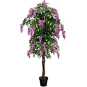 6ft Ficus Artificial Fake Trees for Indoor or Outdoor