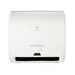 Georgia Pacific 59447A enMotion Impulse 10" 1-Roll Automated Touchless Paper Towel Dispenser, White