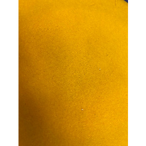 Solid Mustard Yellow (Medium Weight) Anti-Pill Fleece Fabric by The Yard