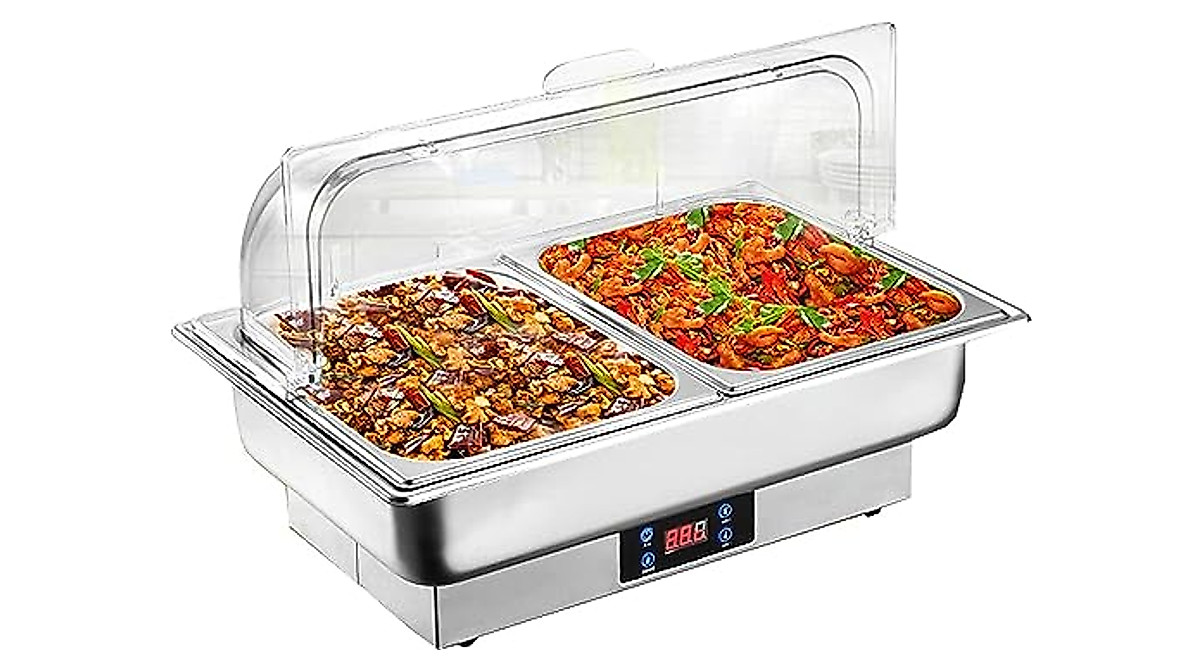 Food Warmers for Parties & Buffets - Electric Stainless Steel Server
