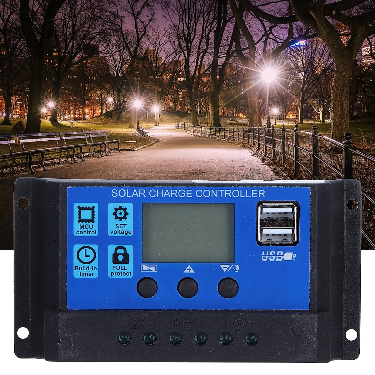 Solar Panel Kit, Panel Solar, RV Solar Panel Kit 10W 18V Polysilicon Photovoltaic Module with Solar Charge Controller for RV Motorcycle Car Automotive Boat