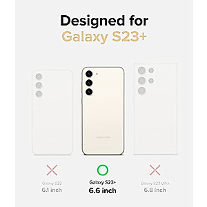 Ringke Fusion [Display The Natural Beauty] Compatible with Samsung Galaxy S23 Plus Case 5G, Transparent Phone Cover for Women, Men, Shockproof Bumper Designed for S23 Plus Case - Clear