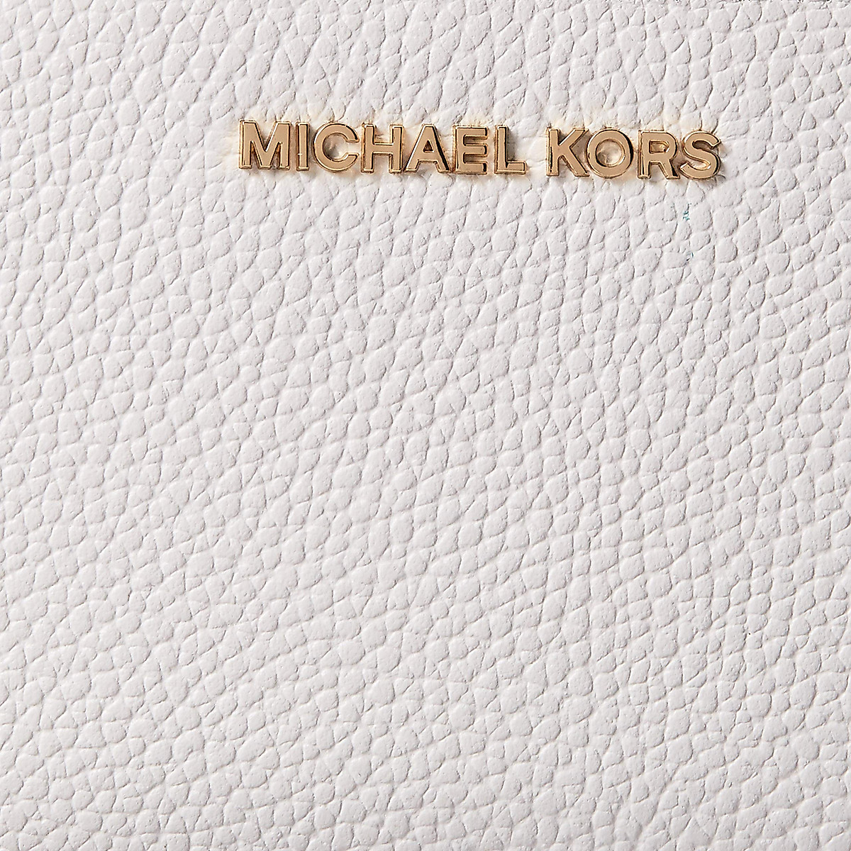 Michael Kors Pebbled Leather Smartphone Wallet Wristlet - Optic White