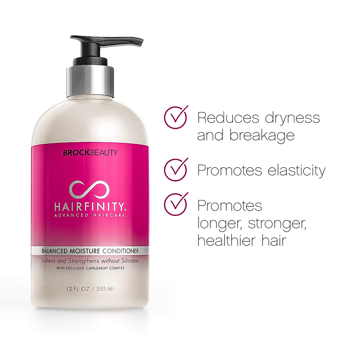 Hairfinity Deep Repairing Kit - Biotin Shampoo & Conditioner Set with Keratin Hair Mask - Silicone & Sulfate Free Growth Formulas for Damaged, Dry, Curly & Frizzy Hair - Thickening for Thin Hair