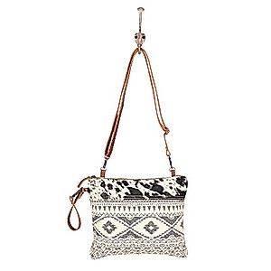 Myra Bag Classic Canvas, Rug, Leather & Hairon Crossbody Bag S-1932