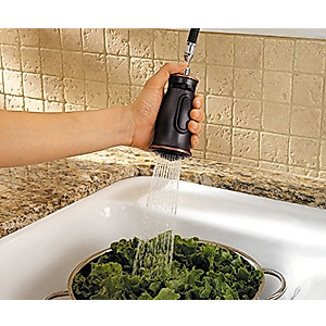 Pfister GT526TMY Hanover Separate 1-Handle Pull-Down Kitchen Faucet with Soap Dispenser in Tuscan Bronze