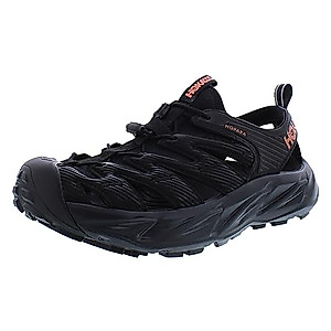 HOKA ONE ONE Hopara Womens Shoes Size 10.5, Color: Black/Fusion Coral