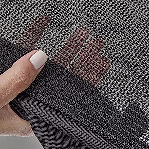 MidWest Homes for Pets Octagon Exercise Pen Fabric Mesh Top,Black