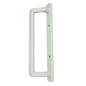 Alcan PGT 10" Sliding Glass Patio Door Interior Handle Kit w/Thumb Latch Lever, + Screws Inside Handle Replacement w/ 3-7/8" Hole Spacing | Fix Repair PGT Door Hardware - White