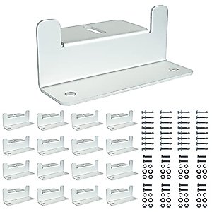 D&ONEHOS Solar Panel Mounting Z Brackets Lightweight Aluminum Corrosion-Free Construction for RVs, Trailers, Boats, Yachts, Wall and Other Off Gird Roof Installation, 16 Units per Set