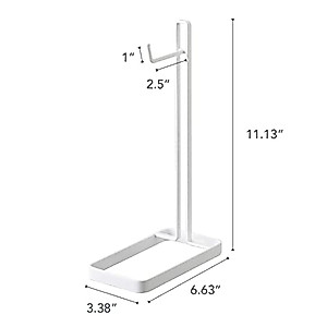 YAMAZAKI Hanger Home Banana Stand | Steel | Fruit Basket, One Size, White