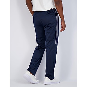 3 Pack: Mens Sweatpants Open Bottom Baggy Track Pants Active Athletic Workout Gym Training Tech Fleece Tapered Slim Tiro Tricot Wide Leg Sports Running Casual Quick Dry Fit Soccer Casual-Set 6,L