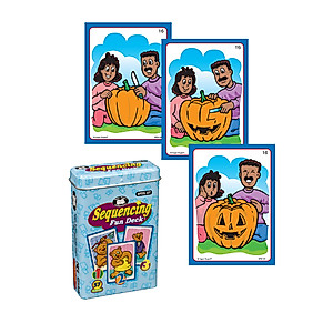 Super Duper Publications | Sequencing Fun Deck Flash Cards | Educational Learning Resource for Children