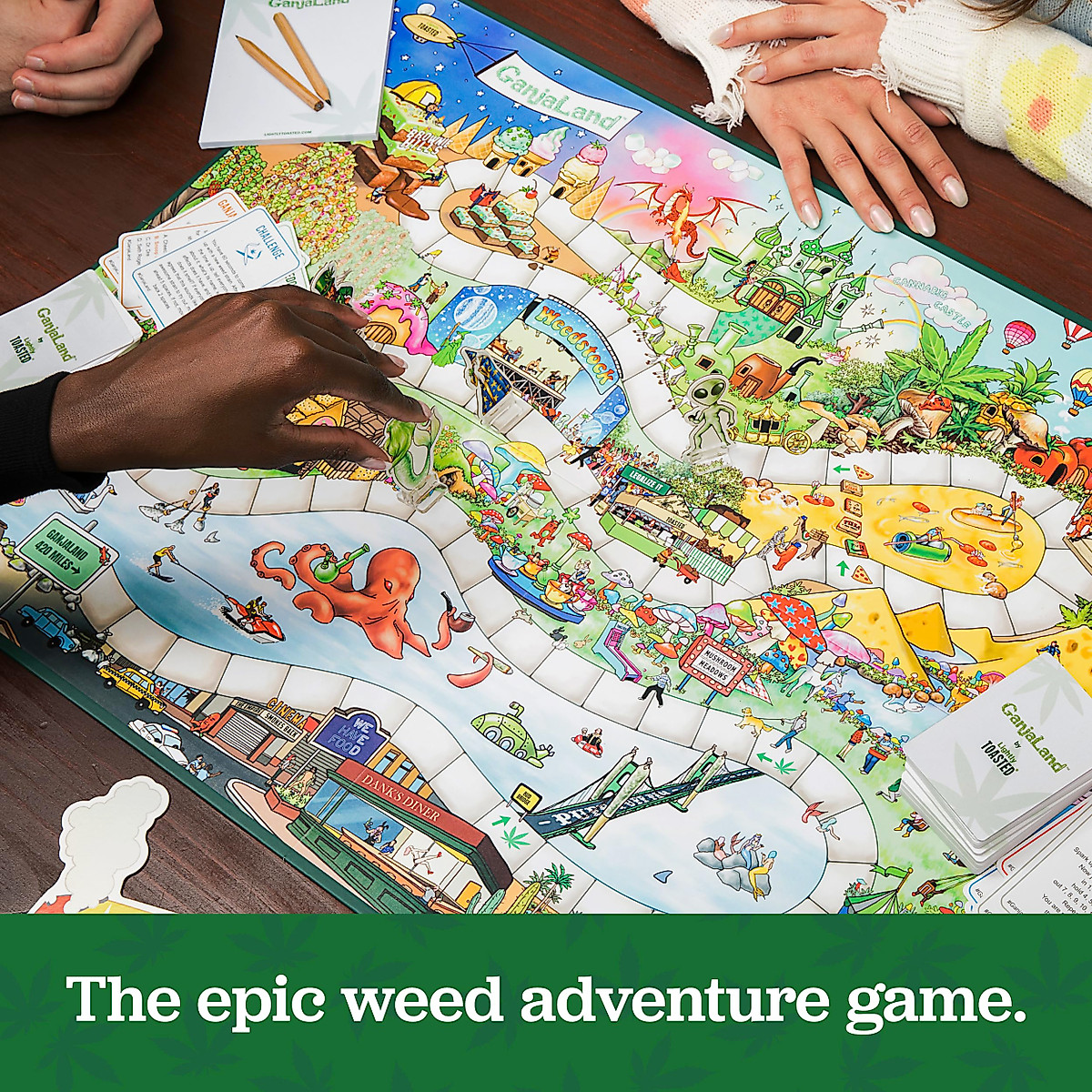 Ganjaland - The Novelty Board Game That Will Take You On an Epic Adventure - by What Do You Meme?