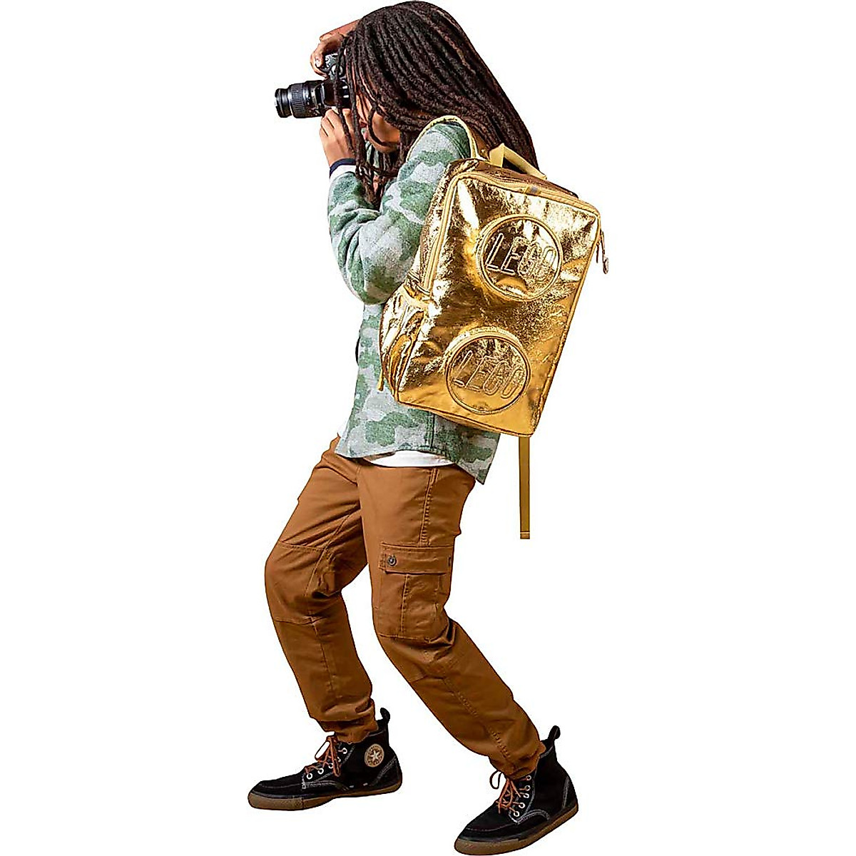 LEGO Brick Backpack - Gold Fashion Backpack, Gold