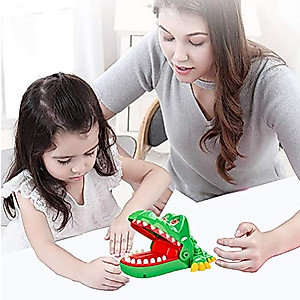 iShyan Crocodile Teeth Toys Game for Kids, Crocodile Biting Finger Dentist Games Funny Toys, 2020 Version Ages 4 and Up