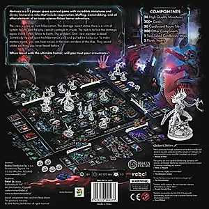 Nemesis Board Game | Sci-Fi Horror | Miniatures | Strategy | Cooperative Adventure Game for Adults and Teens | Ages 14+ | 1 - 5 Players | Average Playtime 1-2 Hours | Made by Rebel