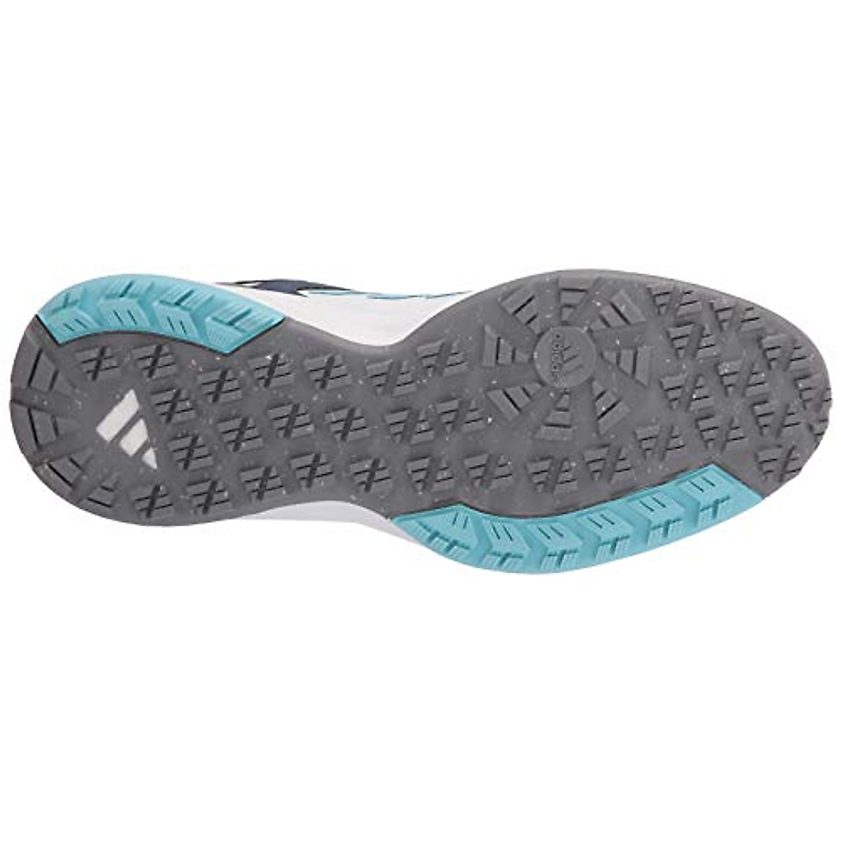 Adidas Women's Golf Shoe, White/Hazy Sky/Crew Navy, 6