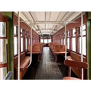 Occre New Orleans Cable Car 1:24 Streetcar Named Desire with Paintset Wood Model Kit to Build for Adults