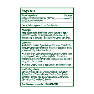 Smart Mouth Whitening Toothpaste with Fluoride Clean Mint 6 oz(Pack of 5)