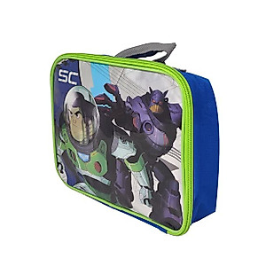 BUDDY N BUDDIES Buzz Lightyear Rectangle Lunch Bag, Reusable Cute Lunch Box, School Lunch Container for Teen Boys Girls