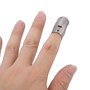 4Pcs Stainless Steel Finger Guard, Professional Slice Finger Guard Safe Finger Protector Home Kitchen Cooking Tool