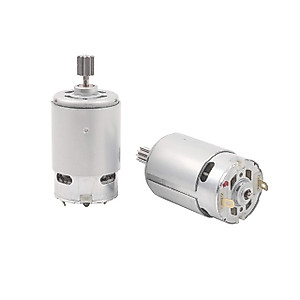 2 PCS 550 40000RPM 12 Volt Electric Motor, High Speed RS550 12V Motor Gearbox Accessories for Power Wheels Children Ride On Car Parts