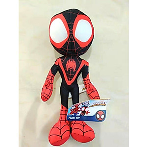 Spidey and His Amazing Friends Ghost Spider Miles Morales Plush Figure Marvel Toy Gift (Miles Morales)